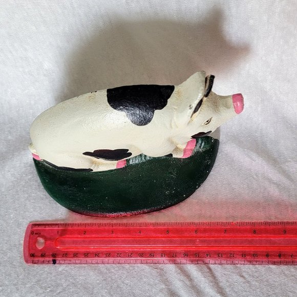 The Import Collection | Accents | Vintage Cast Iron Sitting Black White ...